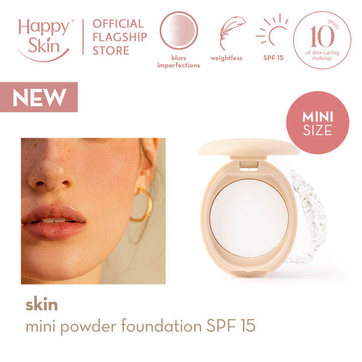 Happy Skin Mini Off Duty Powder Foundation SPF 15 | Lazada PH