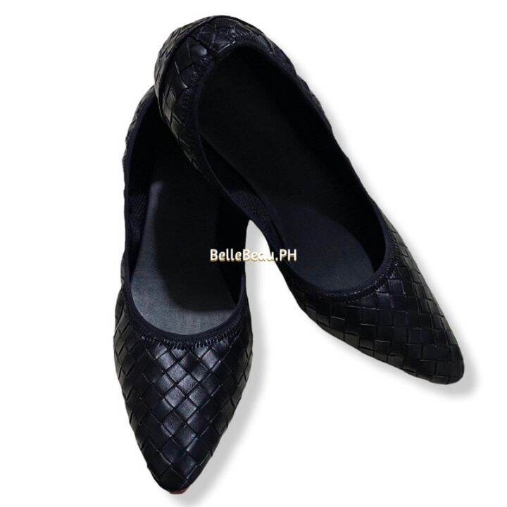 Lily Pointed Tiara Sole Ballet Flats Rattan Collection Marikina Made ...