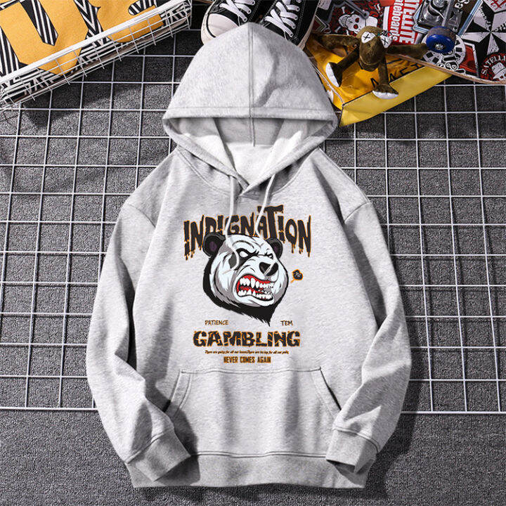 L123 ถูกที่สุด อินเทรนด์ที่สุด ลายการ์ตูนใหม่ เสื้อฮู้ด บวกกำมะหยี่ ...