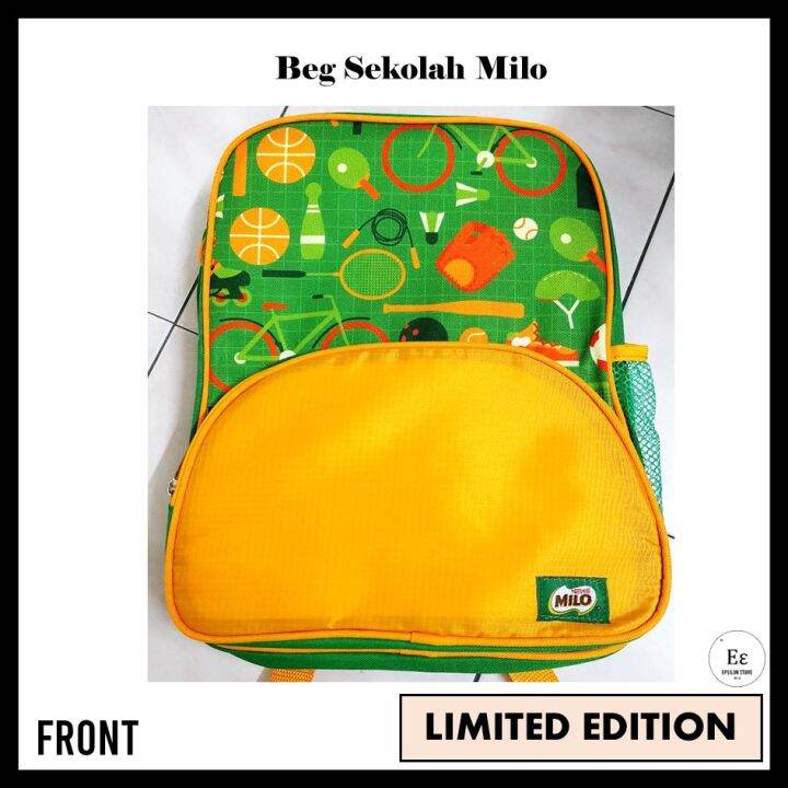 [Limited Edition] Nestle Beg Sekolah Milo | Lazada