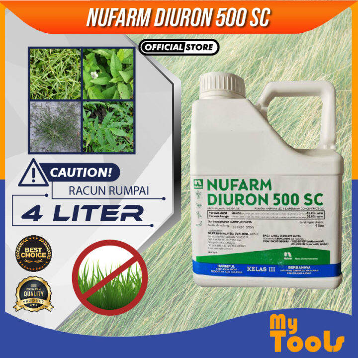 Mytools 4 Liter Nufarm Diuron 500 SC Racun Rumpai Herbicide | Lazada