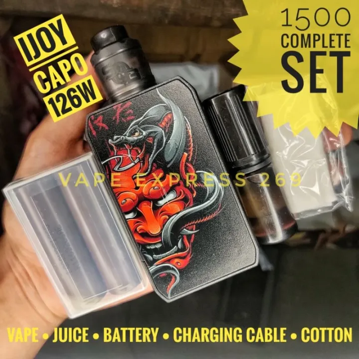 IJOY CIGPET CAPO 126 WATTS COMPLETE SET | Lazada PH