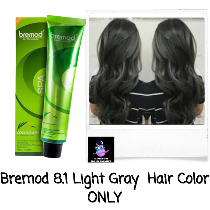 Bremod 8.1 Light Gray Hair Color ONLY Quezon Hair Comet | Lazada PH