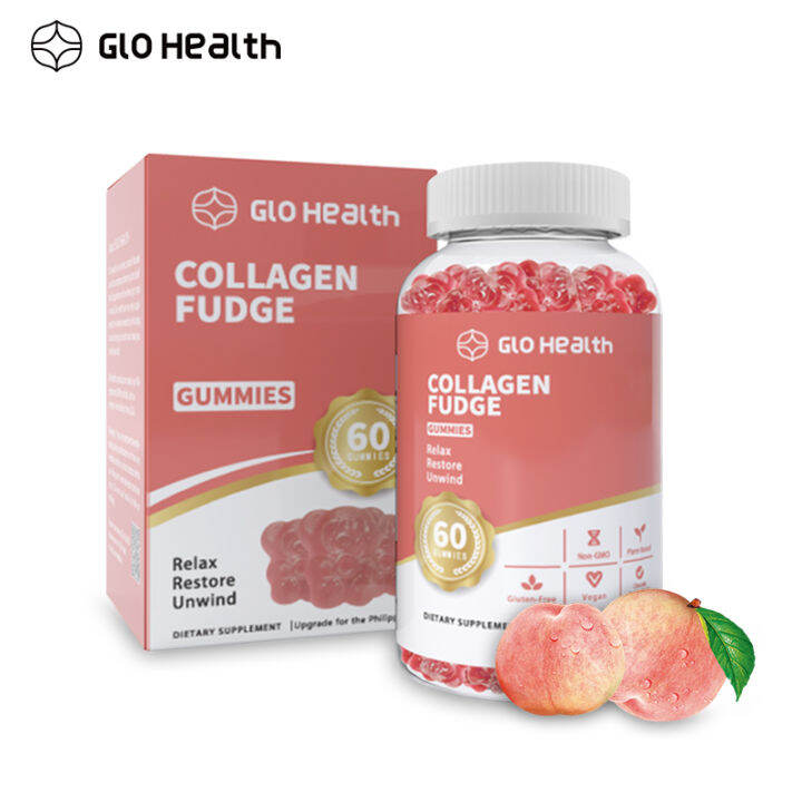 ☼GLO HEALTH Glutathione Collagen Gummies Anti-Aging Whitening Capsule ...