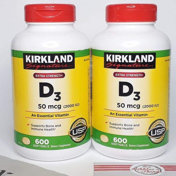 Kirkland D3 - 600 Softgels 100 Authentic and Sealed from USA | Lazada PH