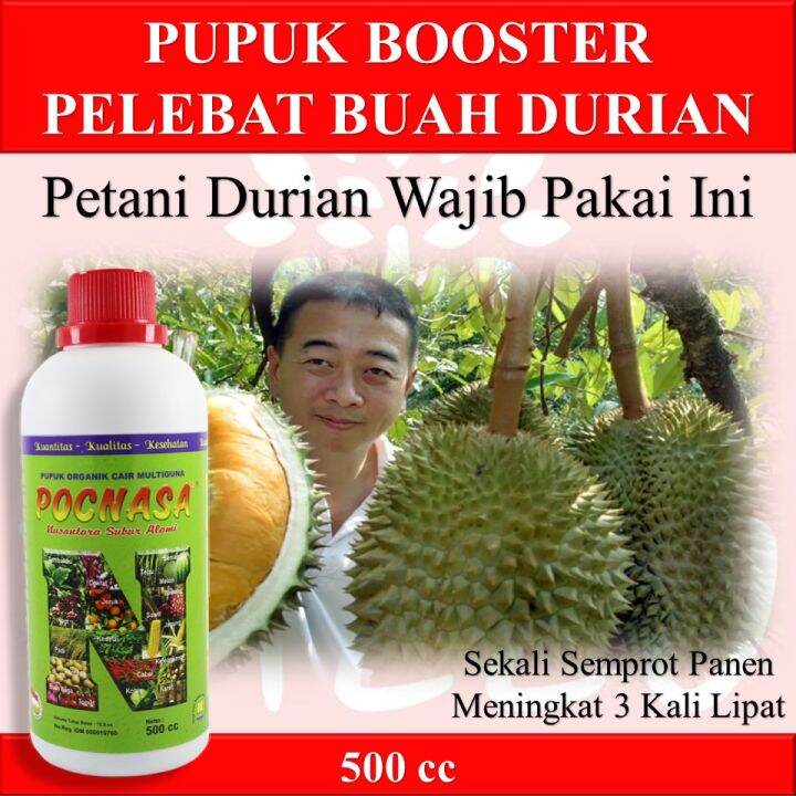 Pupuk Agro Lestari Cair 500cc Untuk Durian / Pupuk Booster Durian / Boster Durian / Pelebat ...