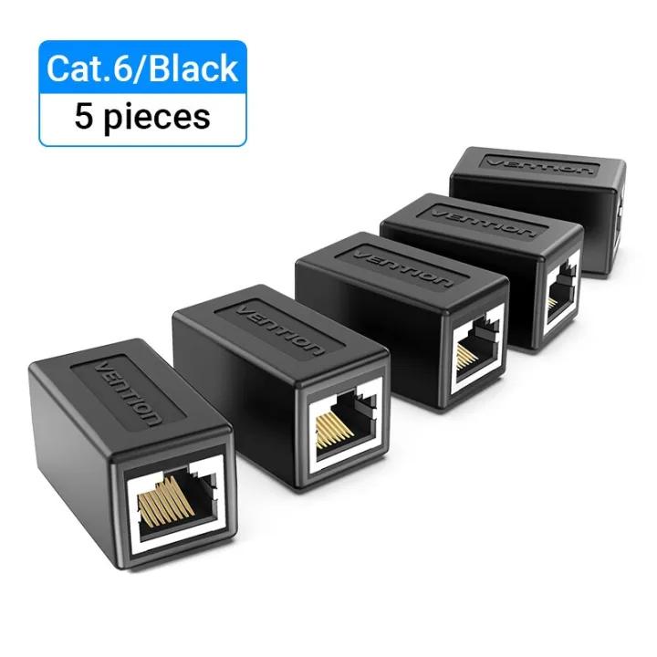 Vention RJ45 Connector Cat6 Ethernet Adapter 8P8C Network Extender ...