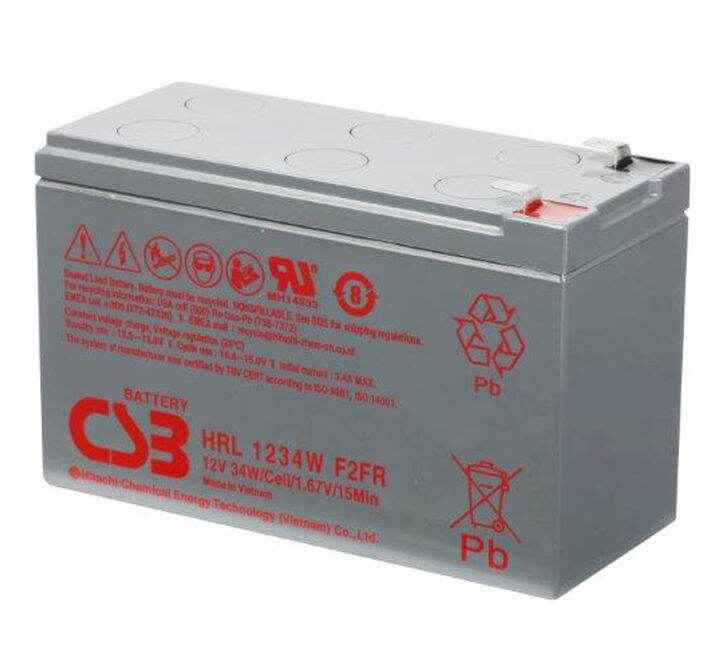 CSB HRL 1234W F2FR 12V 34W High Rate Long Life Battery | Lazada.co.th
