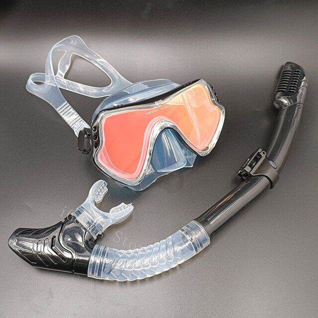 Snorkeling Gear For S, Tempered Glass Snorkel , Anti-Leak Snorkel Gear ...