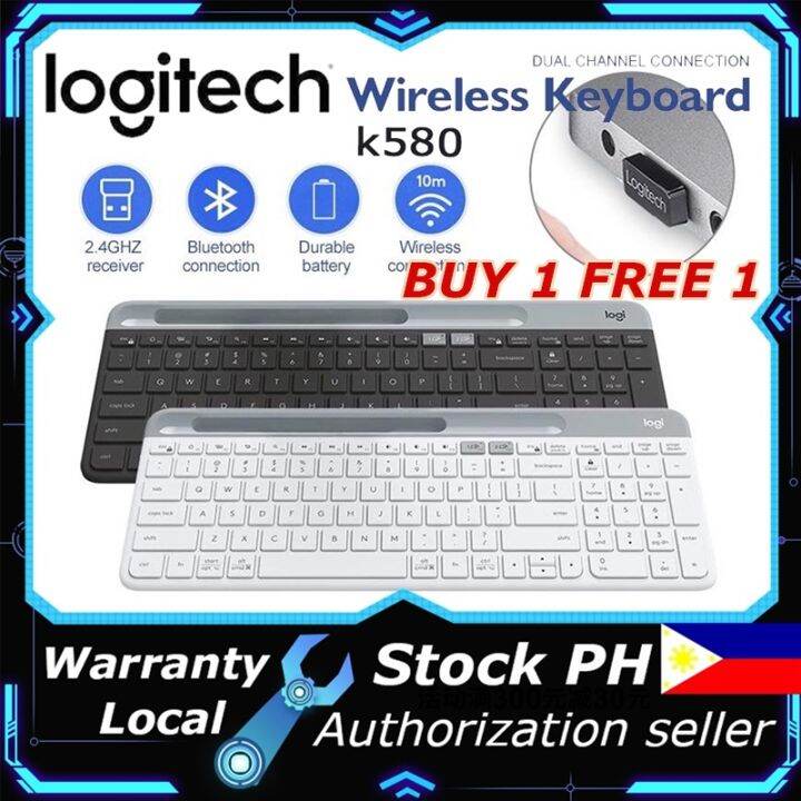 (COD) em4190tika586 Logitech K580 Slim Multi-Device Wireless Keyboard ...