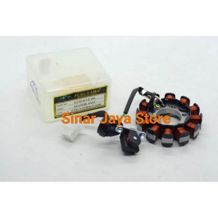 Spull Komplit / Stator Assy Supra X125 Helm In 3 kabel+Pulser Fukuyama | Lazada Indonesia