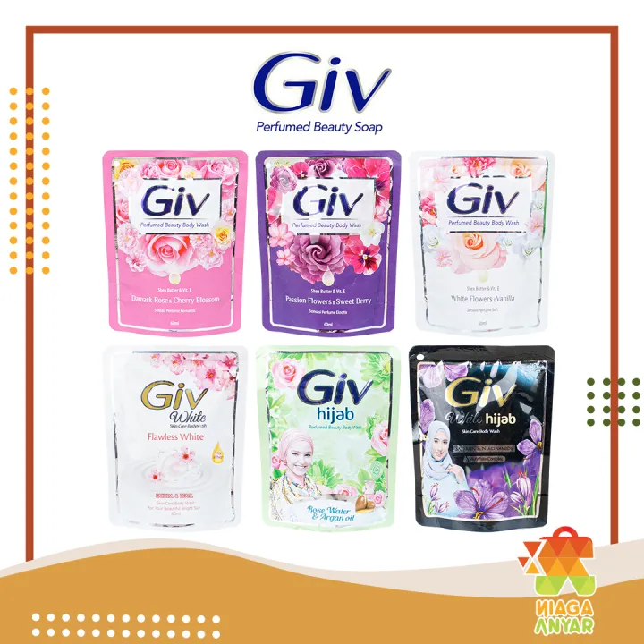 NA GIV Sabun Cair 60 ML / GIV Body Wash 60 ML/ Sabun GIV 60 ML | Lazada ...