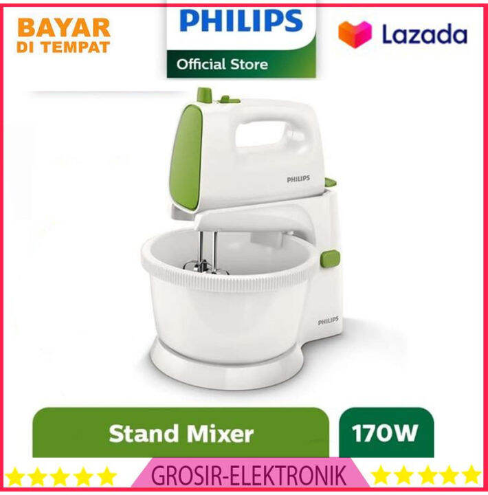 Mixer Philips Mixer HR1559 - Stand Mixer Daily Collection | Lazada ...