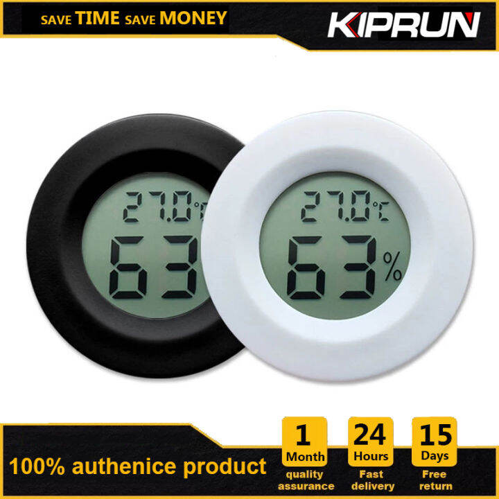 KIPRUN เทอร์โมมิเตอร์ดิจิตอลไฮโกรมิเตอร์-50 ~ + 70 °C เครื่องวัดอุณหภูมิแบบดิจิตอล LCD ขนาดเล็ก ...