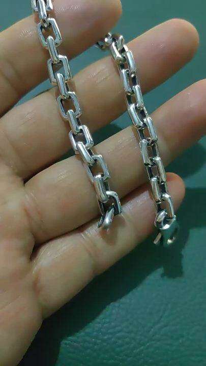 ใหม่จริง S925เครื่องประดับเงินสเตอร์ลิงอุปกรณ์เสริมคลาสสิกบุคลิกภาพอินเทรนด์สร้อยข้อมือผู้ชาย ...