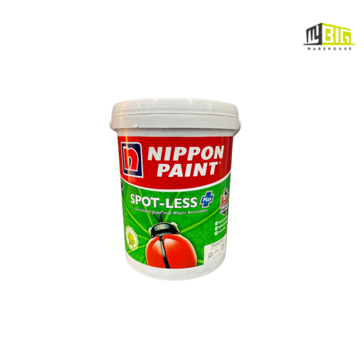 NIPPON PAINT SPOT-LESS PLUS (INTERIOR) 5L- PASTEL | Lazada