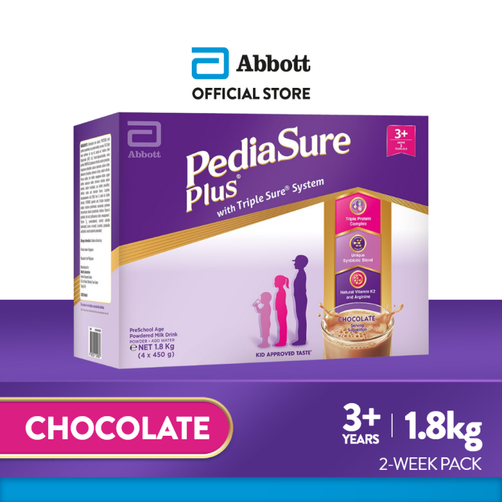 Pediasure Plus Choco 1.8Kg, For Kids Above 3 Years Old | Lazada PH