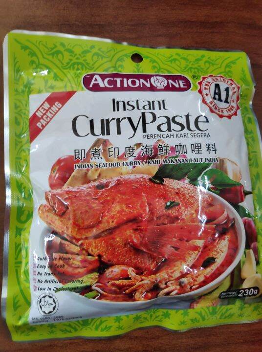 A1 Instant Curry Paste Action One Indian Seafood 230g | Lazada