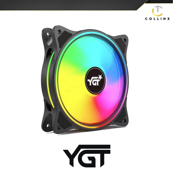YGT ARGB Fan 3 IN 1 KIT #1258 | RGB Fusion | MSI Mystic light | Aurora ...