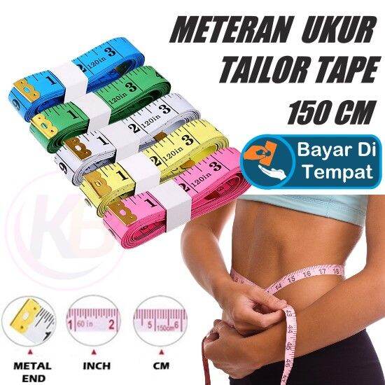 Meteran Kain / Meteran Ukur / Meteran Butterfly 150cm / Meteran Pita ...