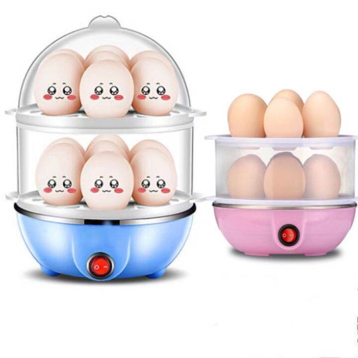 Multifunctional Electric Steamer 3 Layer stainless Tray Egg Boiler ...