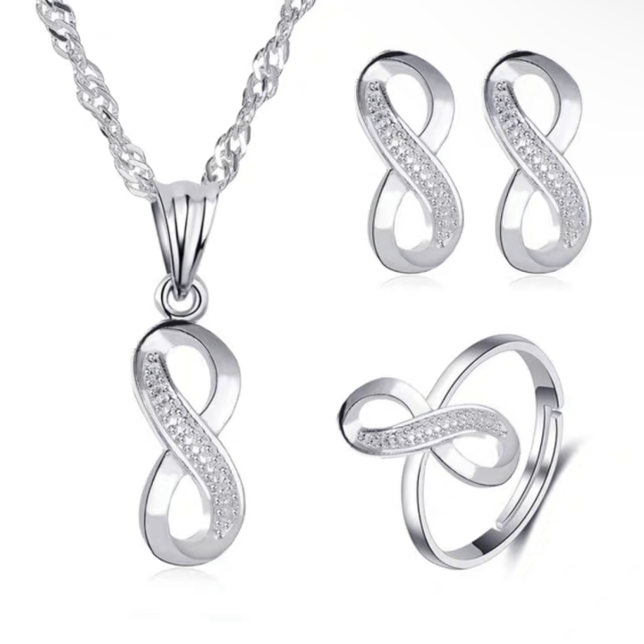 925 ins eight design infinity with box | Lazada PH
