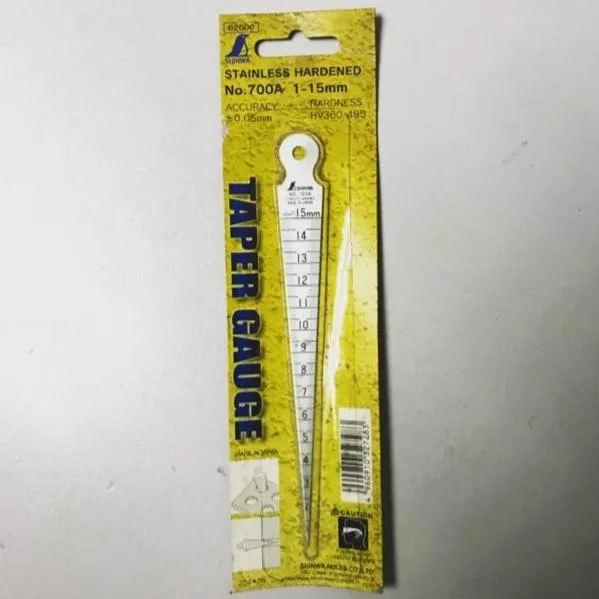 SHINWA STAINLESS HARDENED TAPER GAUGE (NO.700A) MADE IN JAPAN | Lazada