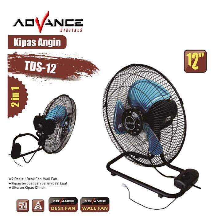 Kipas Angin Besi 12 Inch Advance TDS 12 2in1 | Lazada Indonesia