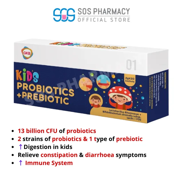 GKB Kids Probiotic+Prebiotic 2g x 30s | For Little Picky Eater | Lazada