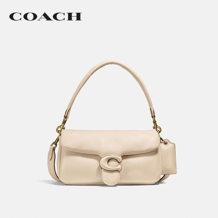 COACH กระเป๋าสะพายไหล่ผู้หญิงรุ่น Pillow Tabby Shoulder Bag 26 สีขาว ...