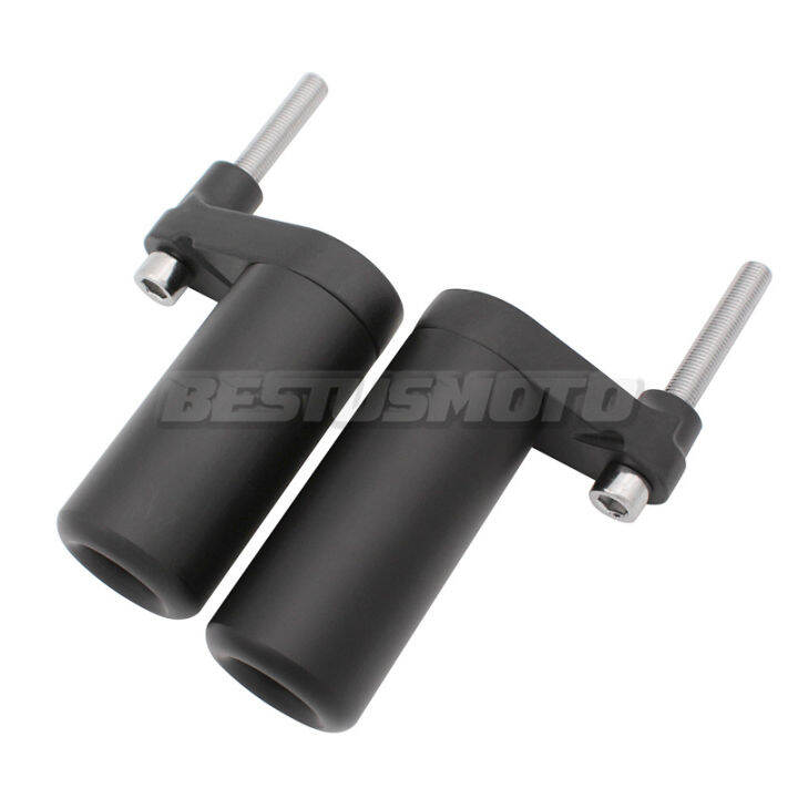 Motorcycle Black&Carbon No Cut Frame Sliders Falling Protector For ...