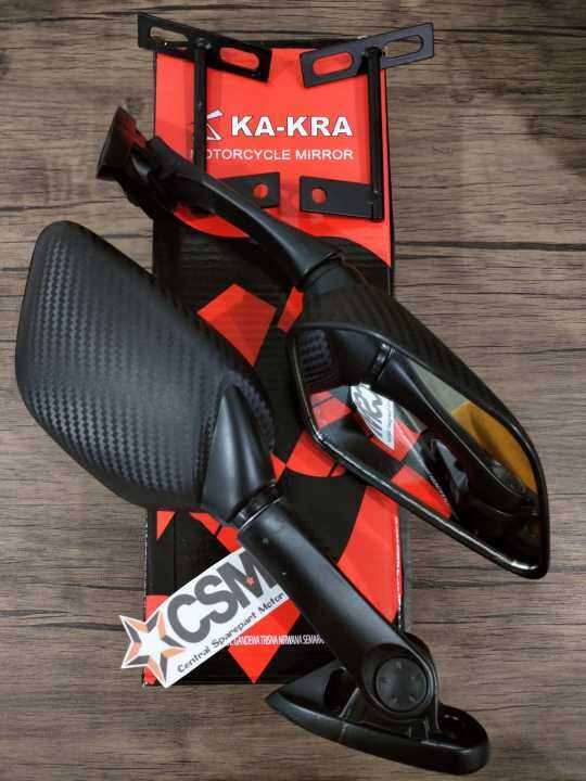 Spion R25 Karbon Tangkai Tanggung Universal R25,R15,Nmax,Pcx,Xmax,Lexi ...