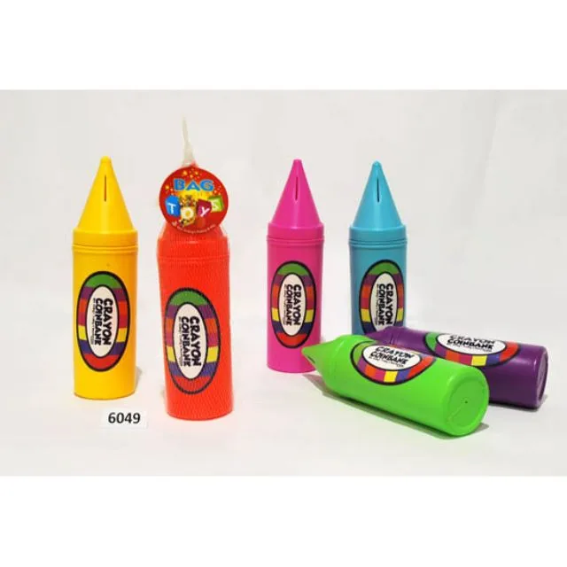 Assorted Color Crayon Coin Bank | Lazada PH