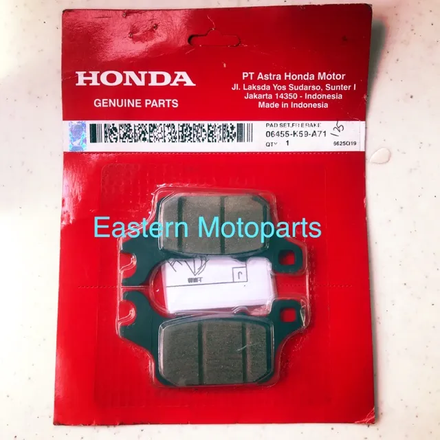 HONDA CLICK 125i/150i V2 Brake Pad (Front) Game Changer easy to use ...