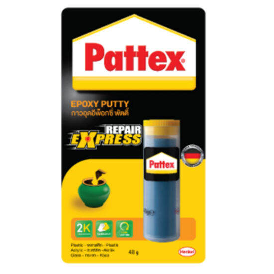 กาวอุดอีพ็อกซี่ กาวดินน้ำมัน Pattex epoxy putty ขนาด 48 กรัม นำมาปั้น ...