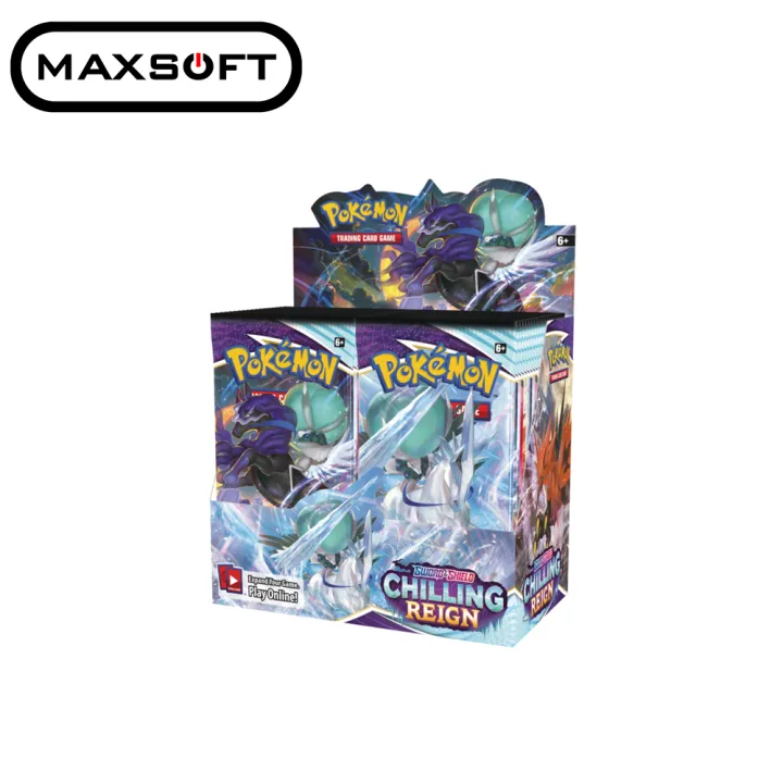 Pokémon TCG: Sword & Shield—Chilling Reign Booster Box (36 Packs ...