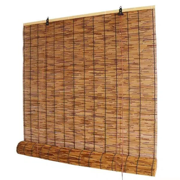 Careless reed curtains partition door curtain reed screen mat ...
