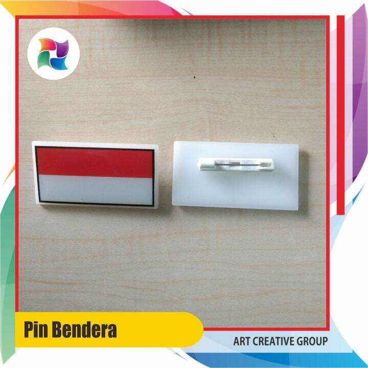 PIN BENDERA MERAH PUTIH / PIN BENDERA INDONESIA /BROS MERAH PUTIH ...