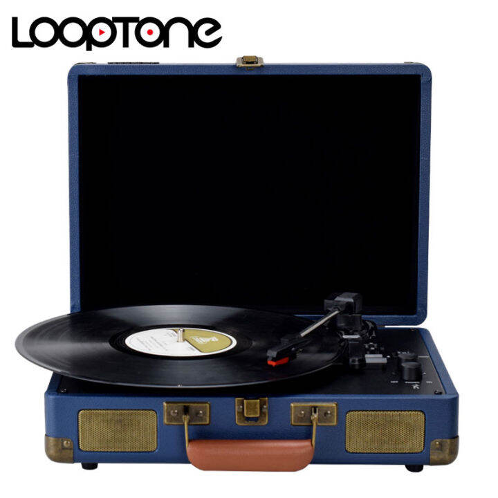 LoopTone Portable Stereo Turntable With Wireless Bluetooth in and ...