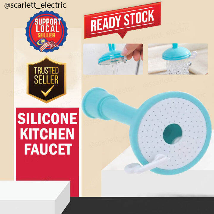 Silicone Kitchen Faucet Water Filter Sprinkler Extender Water Tap Sink Connector Nozzle Getah