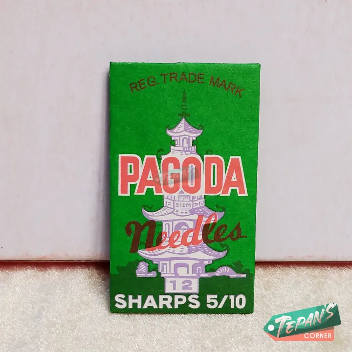 Pagoda Sewing Needle Green and White | Lazada PH