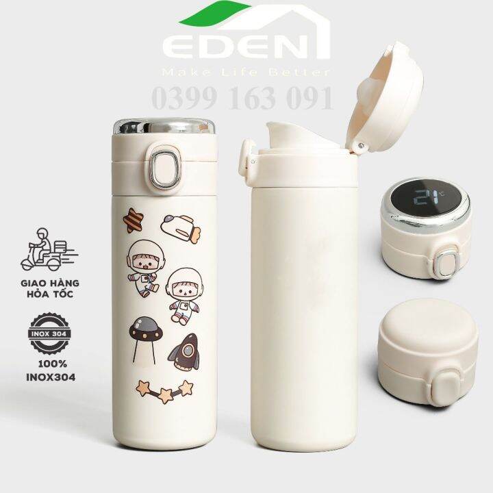 Bình giữ nhiệt Eden VN bình nước giữ nhiệt 12h inox 304 nắp bật tiện ...