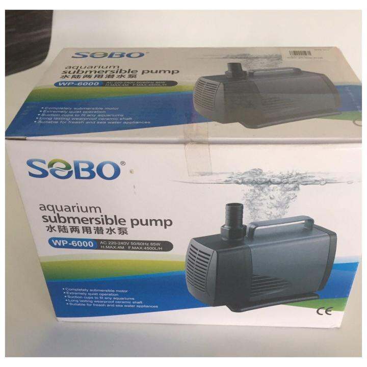 SOBO WP-6000 85W 4500L/H Aquarium Submersible Pump for Filtration system | Lazada