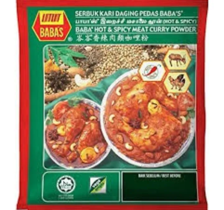 Babas Meat Curry Powder (Hot & Spicy) 125g | Lazada