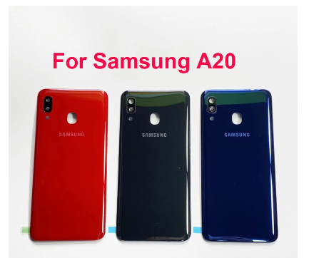 For Samsung Galaxy A20 Back Battery Cover Housing Frame Replacement ...
