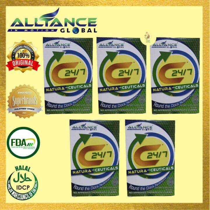 100% Original C 24/7 Natura-Ceuticals (50 vcaps) | Lazada PH