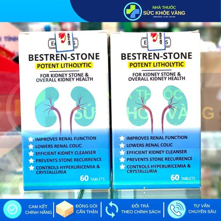 BESTREN STONE - Viên Uống Bổ Thận, Giảm Nguy Cơ Sỏi Thận, Sỏi Bàng ...