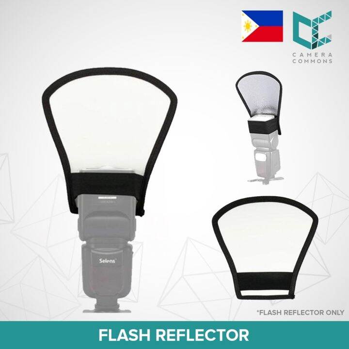 BEST SALE!!! ☌┋ Flash Reflector White Silver for Photography Speedlite ...