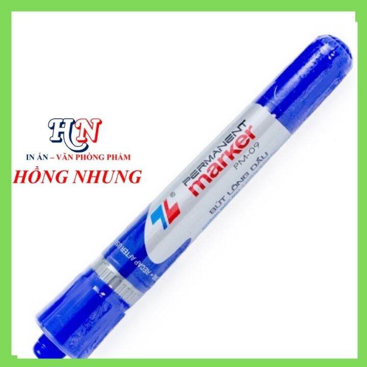 [Mới] 1 Cây Bút Lông Dầu PM09, Hàng Thiên Long, Màu Mực Tươi Sáng, Viết ...