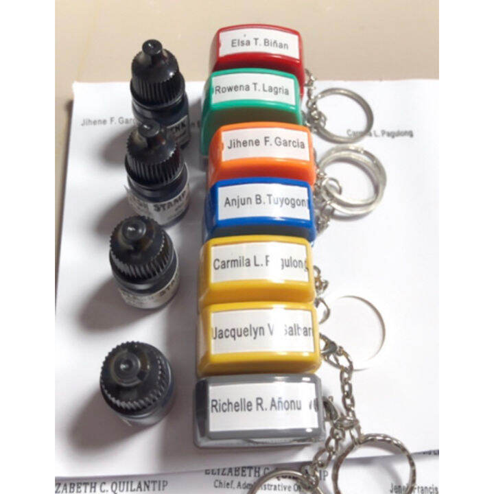 W/ FREE INK PASTEL STAMP HA1027 PERSONALIZED STAMP | Lazada PH
